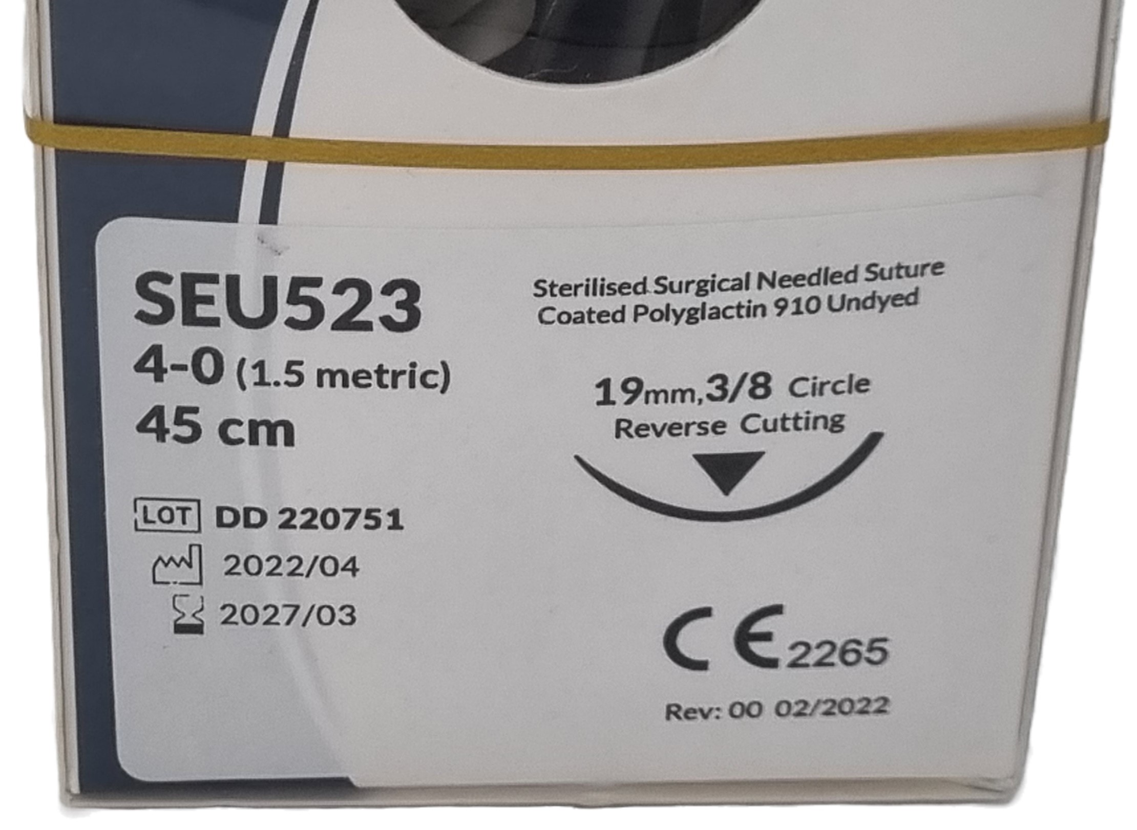 SEU523 : UnoDent PGLA Absorbable Surgical Suture Gauge 40 Length 45cm ...